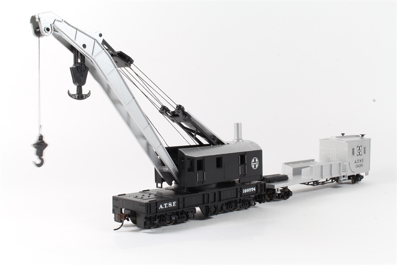 Acorn Models - HO 250 Ton Steam Crane Car and Boom Tend